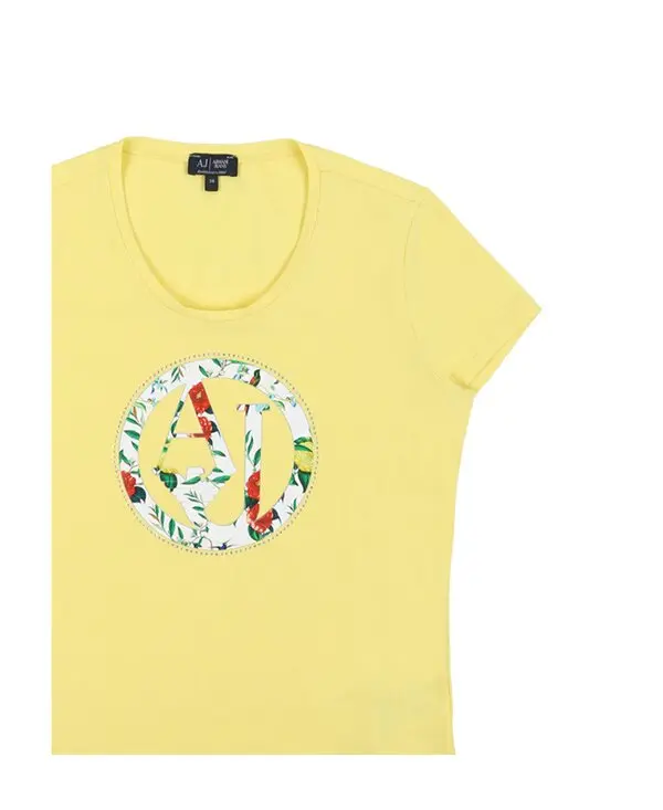 Emporio Armani Round Neck Printed T-shirt