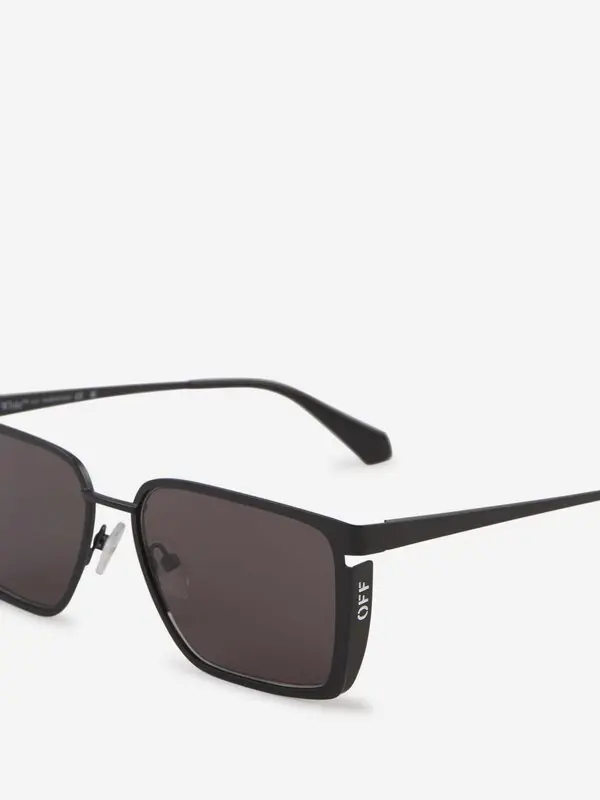 Off-White Rectangular Frame Sunglasses
