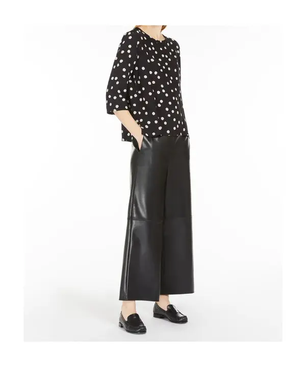 Max Mara Polka Dot Crewneck Top