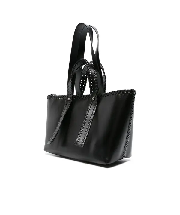 Off-White Arrows-stitch Leather Tote Bag