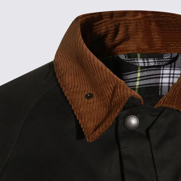 Barbour Oversized Solway Waxed Jacket - Black
