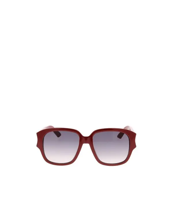 Dior Square Frame Sunglasses - Red