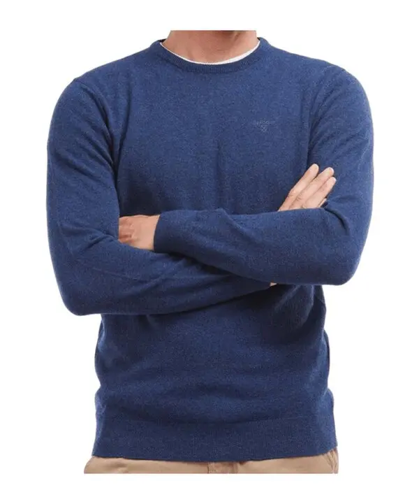 Barbour Logo Embroidered Crewneck Knitted Jumper