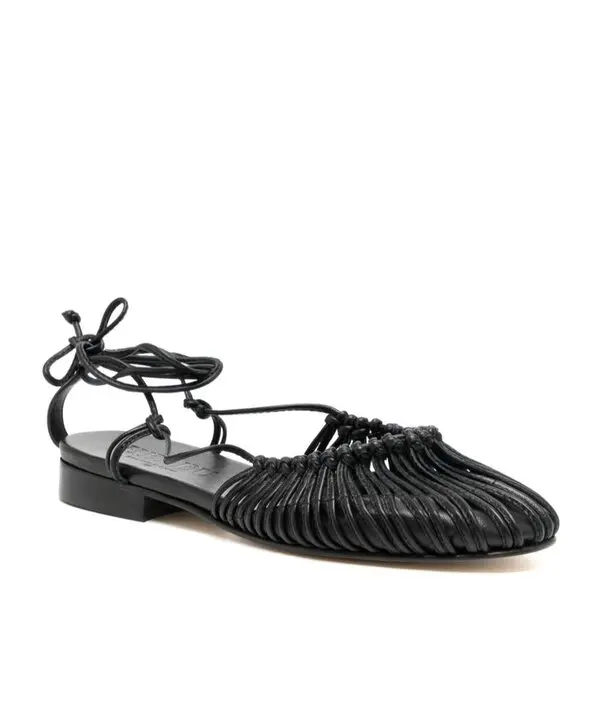 Hereu Braided Ankle Strap Sandals