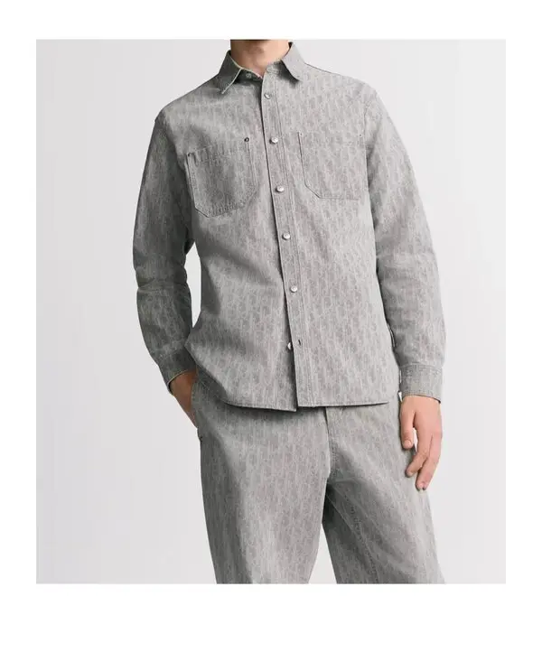 Dior Oblique Overshirt - Gray