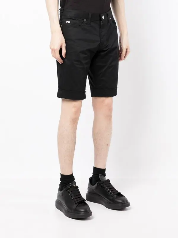 Emporio Armani Slim-fit Denim Shorts