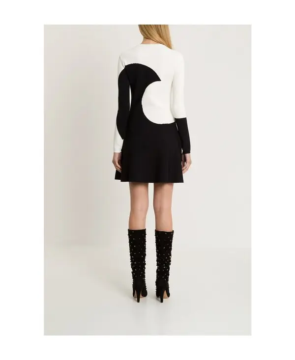 Valentino Garavani Trumpet-shaped Dress With Geometric Print