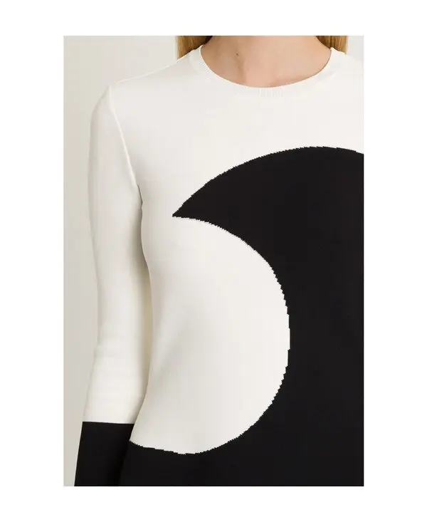 Valentino Garavani Trumpet-shaped Dress With Geometric Print