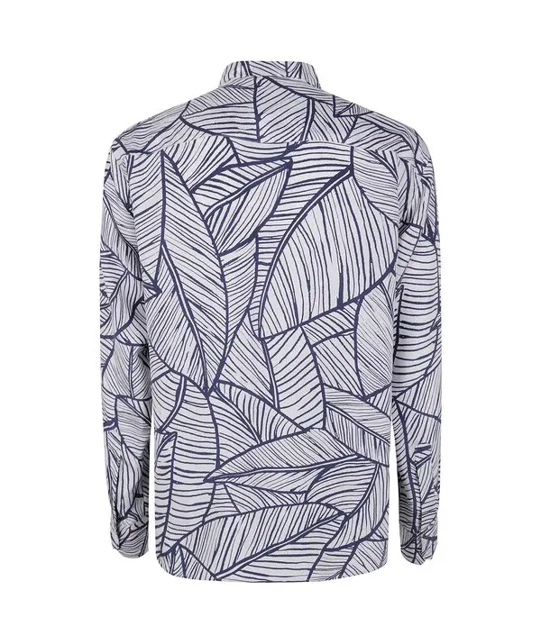 Giorgio Armani Leaf-print Shirt