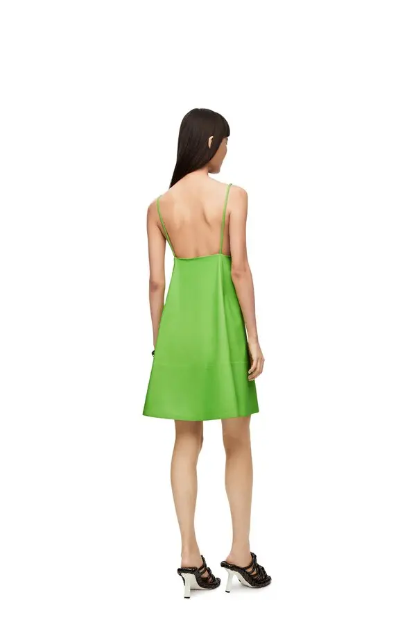 Loewe Sling Dress With Antherium Detail