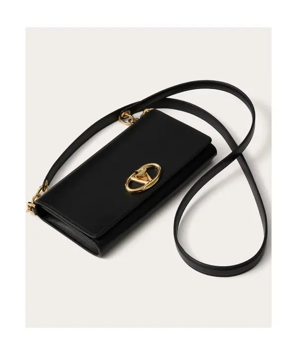Valentino Garavani Vlogo Signature Foldover Crossbody Bag