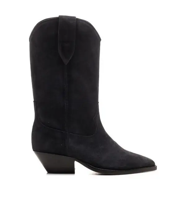 Isabel Marant Étoile Duerto Block Heel Boots - Black