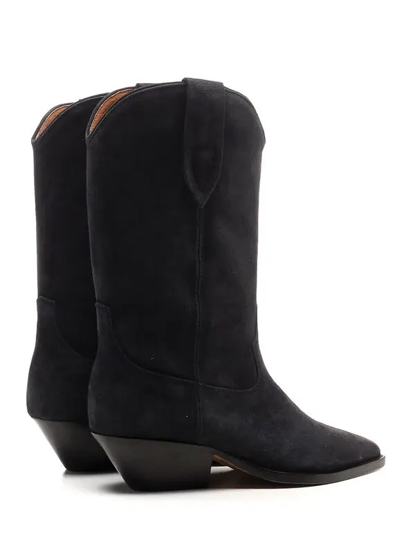 Isabel Marant Étoile Duerto Block Heel Boots - Black