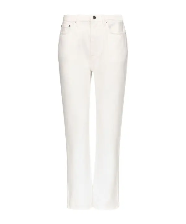 Loulou De Saison Belt Loop Casual Pants - White
