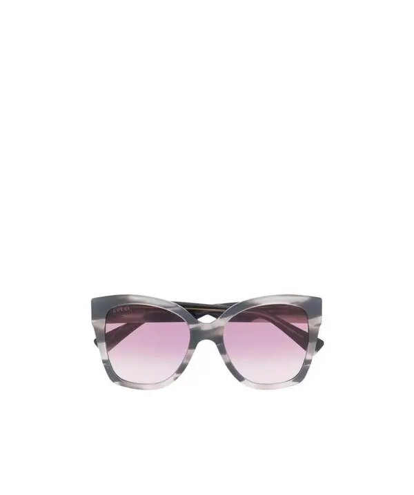 Gucci Oversized Tortoiseshell Acetate Sunglasses - Pink