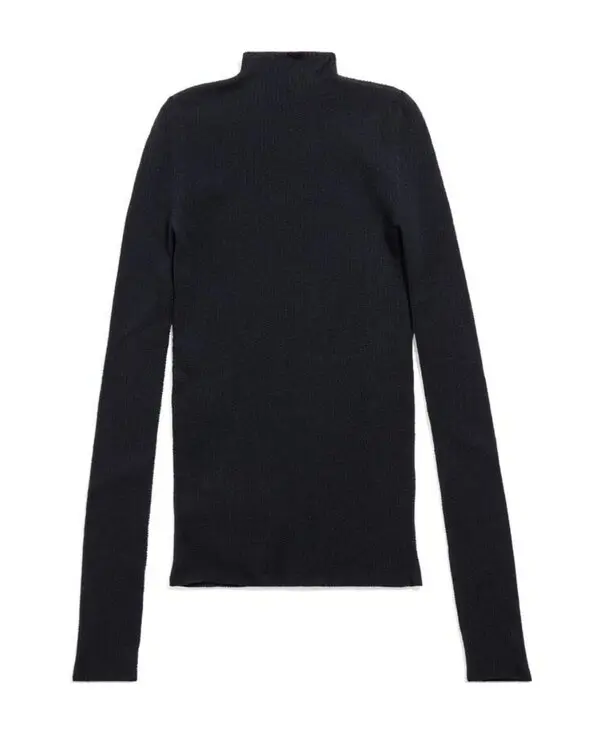 Balenciaga High Neck Knitted Top