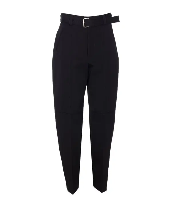 Bottega Veneta Belted Waist Tailored Trousers - Black