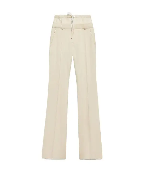 Sportmax Flared Drawstring Pants