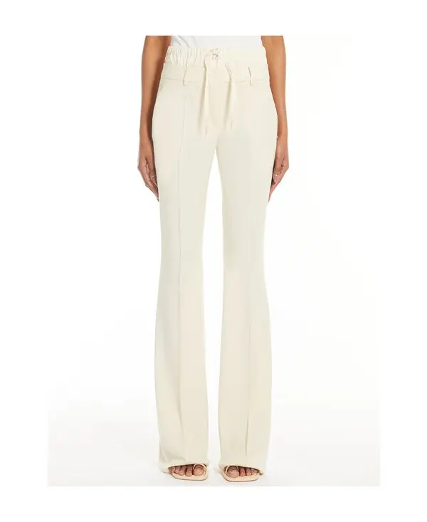 Sportmax Flared Drawstring Pants