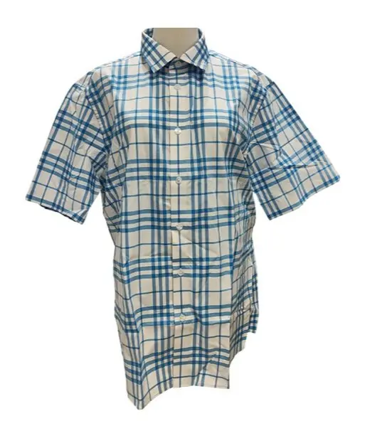 Burberry Plaid Short Sleeve Shirt