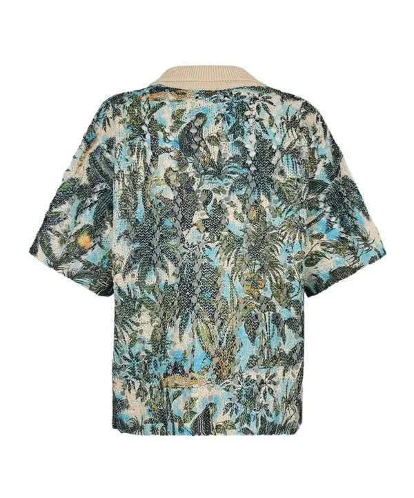 Dsquared2 Monkey Business Knitted Polo - Fantasy