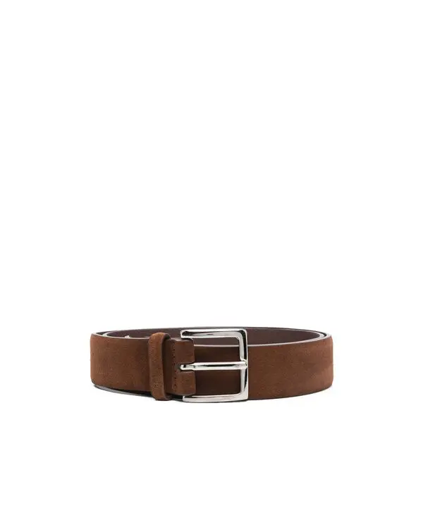 ORTIGNI Pin Buckle Belt - Brown