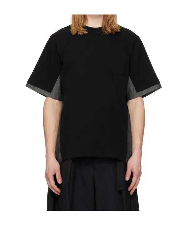 Sacai Pocket Colour-block T-shirt