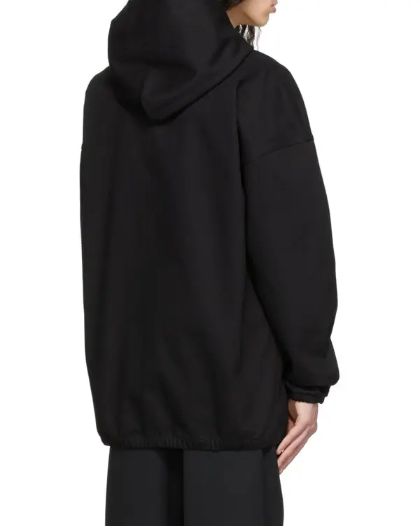 We11Done Graphic Print Hooded Sweater