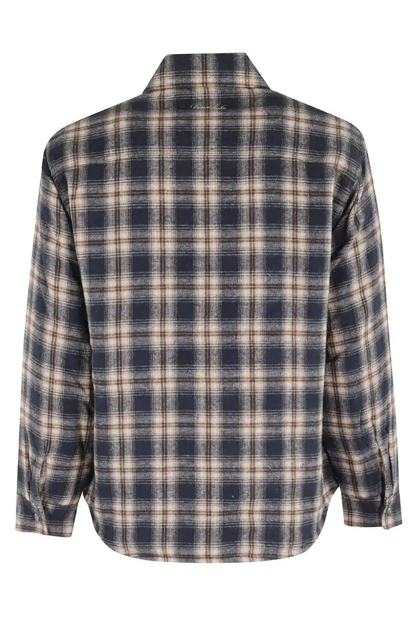 DUNST Quilted Check Flannel Shirt