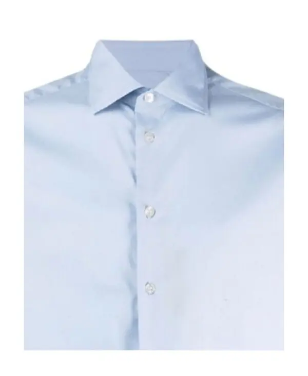 Emporio Armani Lapel Shirt - Blue