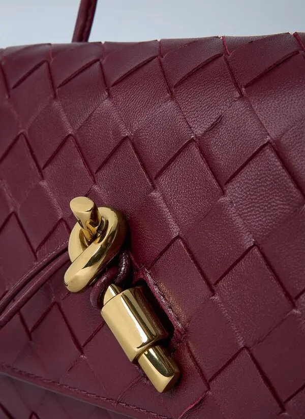 Bottega Veneta Andiamo Woven Shoulder Bag