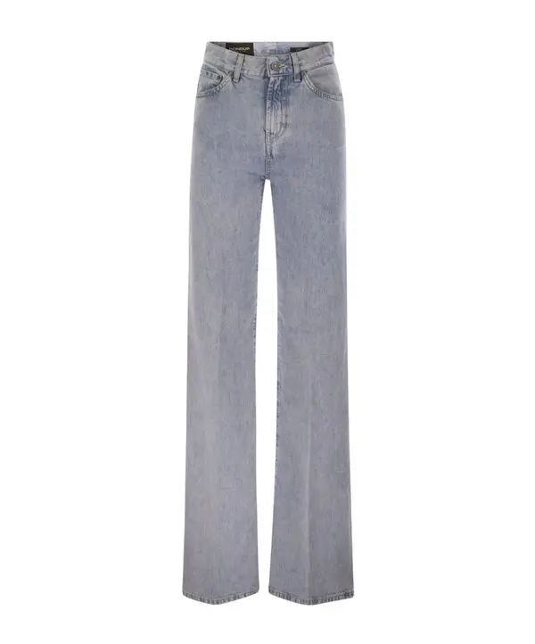 DONDUP Amber Wide-leg Jeans - Gray