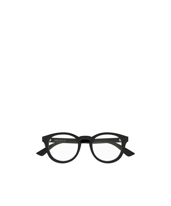 Alexander McQueen Round Frame Eyeglasses - Grey