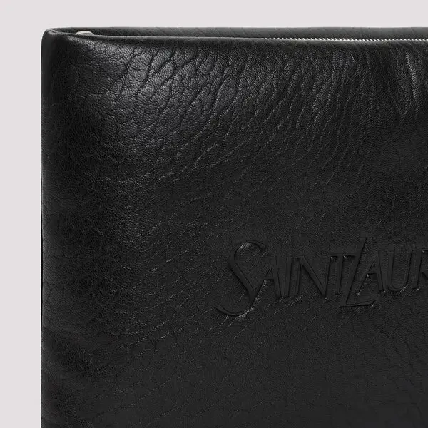 Saint Laurent Logo Debossed Wallet