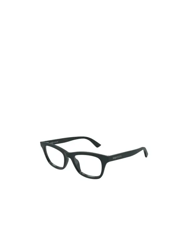 Alexander McQueen Full Frame Eyeglasses - Black