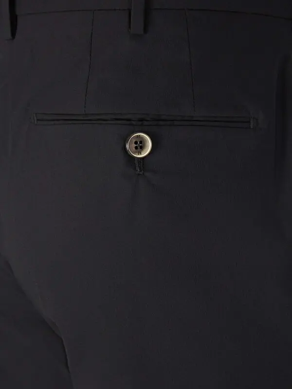 PT TORINO Tailored Belt-loop Trousers - Black
