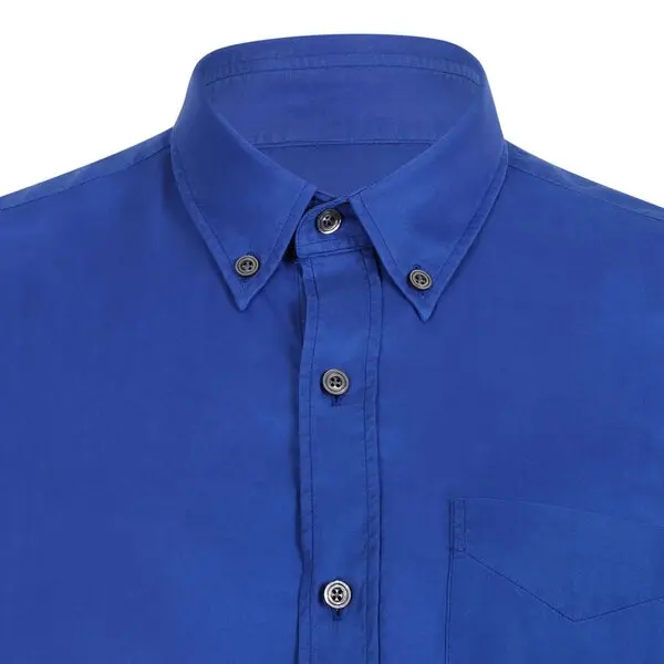 TOM FORD Button Down Long-sleeved Shirt - Blue