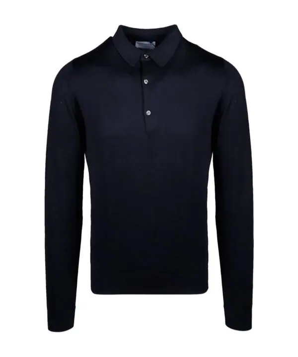 John Smedley Bradwell Long-sleeve Polo Shirt