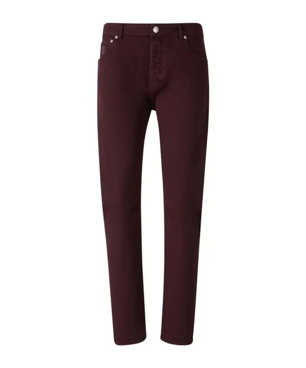 Brunello Cucinelli Embroidered Pocket Jeans - Black