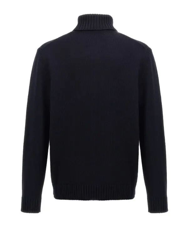 ZANONE Turtleneck Knitted Jumper - Black