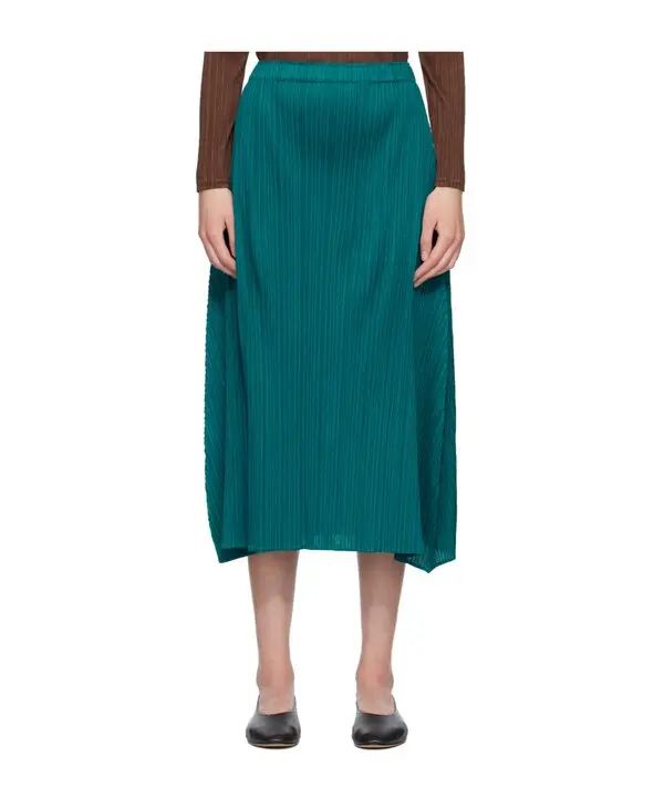 PLEATS PLEASE BY ISSEY MIYAKE Pleated Midi Skirt