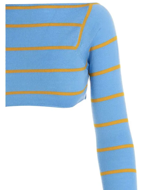 Emilio Pucci Long Sleeve Striped Sweater