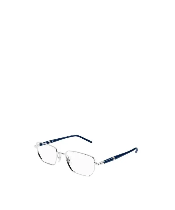 Montblanc Eyewear Rimless Rectangle Glasses And Frames - White