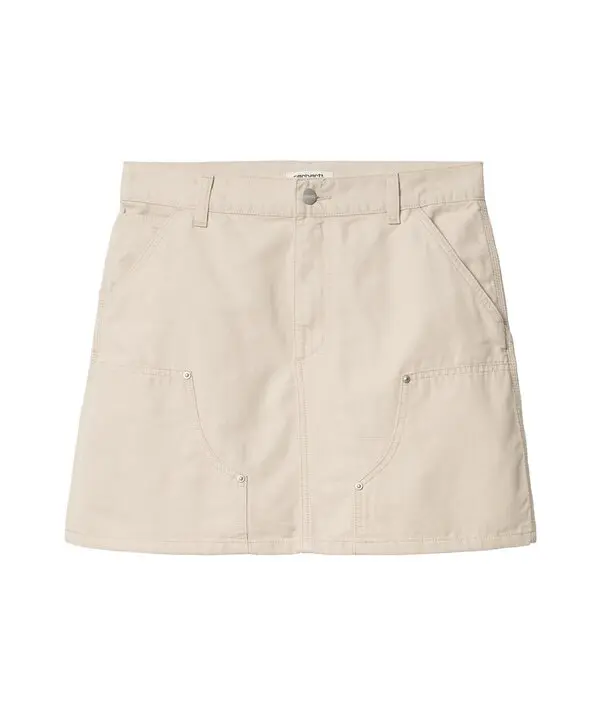 Carhartt Work In Progress Logo-patch Mini Skirt - Nude