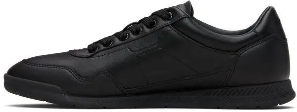 Hugo Boss Logo-stamp Leather Sneakers