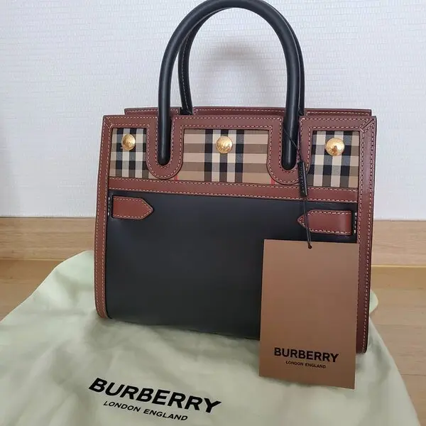 Burberry Vintage Check Mini Tote Bag
