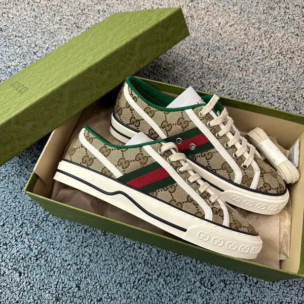 Gucci Gg Tennis 1977 Low-top Sneakers - White