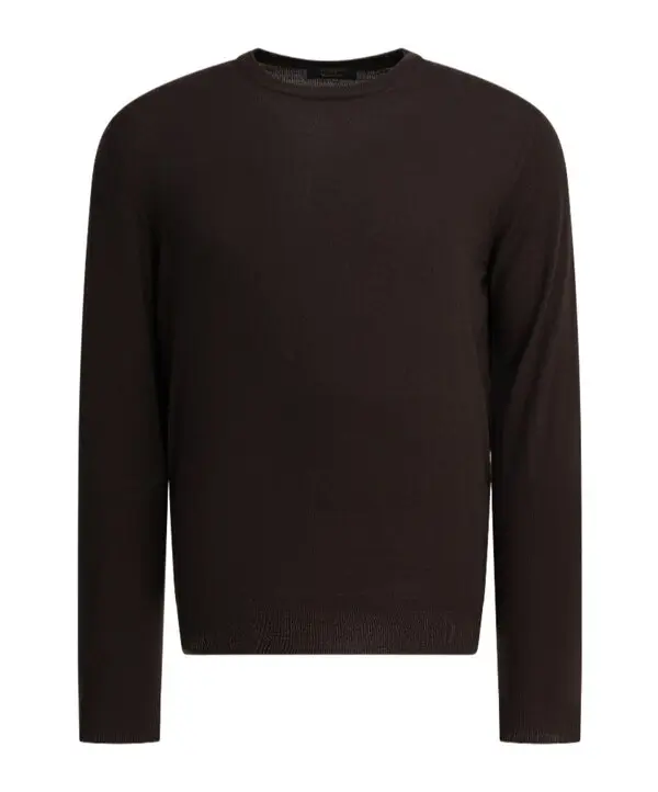 ZANONE Crewneck Long-sleeved Jumper - Black