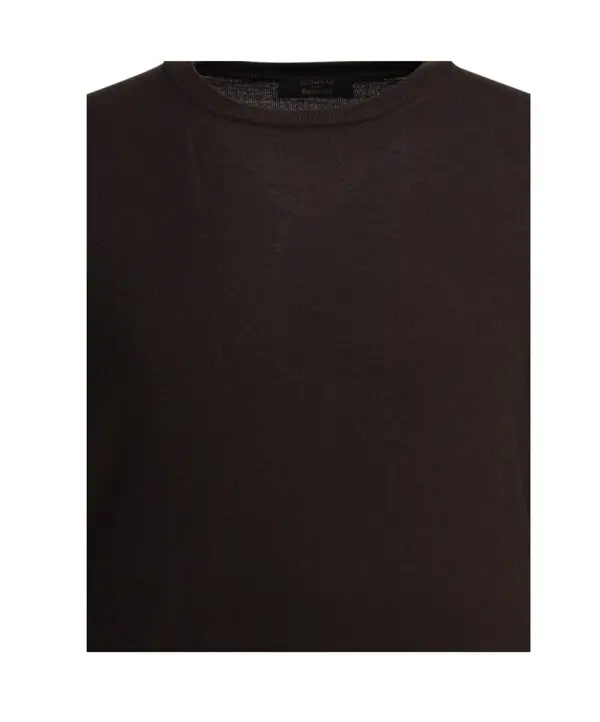 ZANONE Crewneck Long-sleeved Jumper - Black