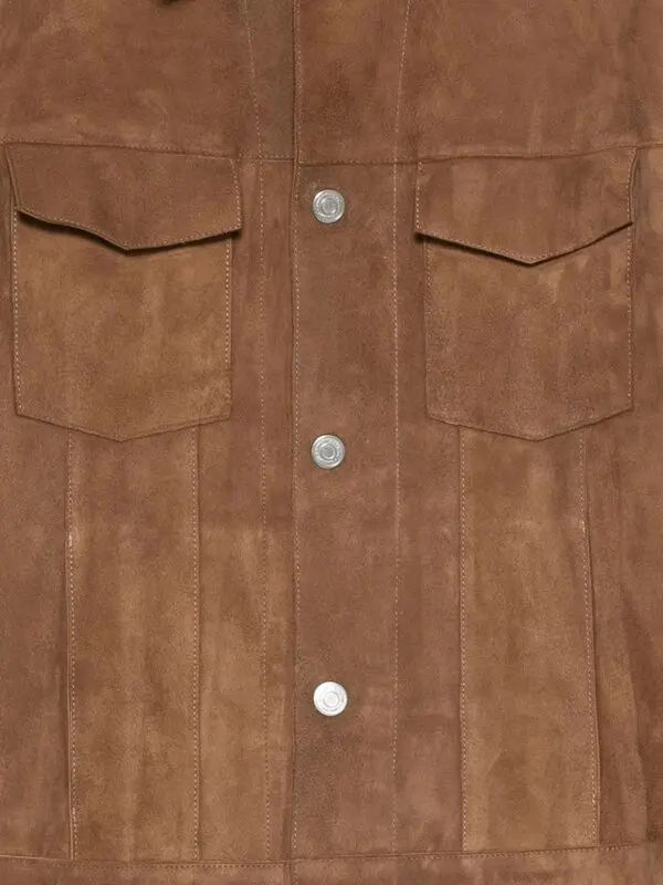 AMI Paris Logo Detailed Long-sleeved Jacket